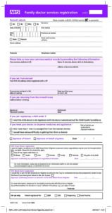 GMS1 Registration form – Dunsville Medical Centre